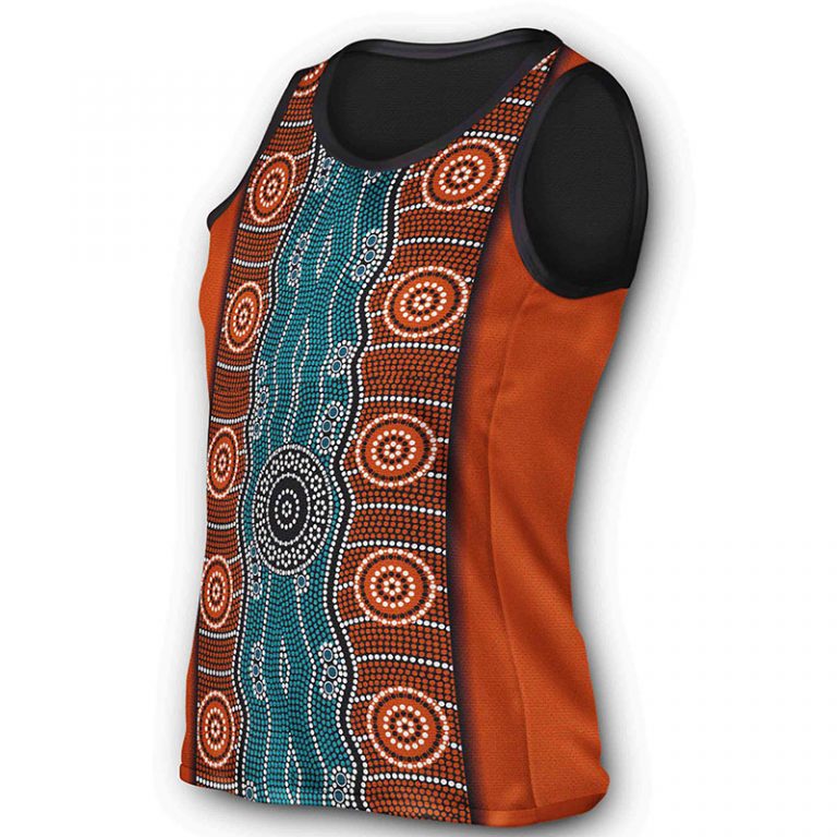 Indigenous Run Singlet - Red Oak Teamwear