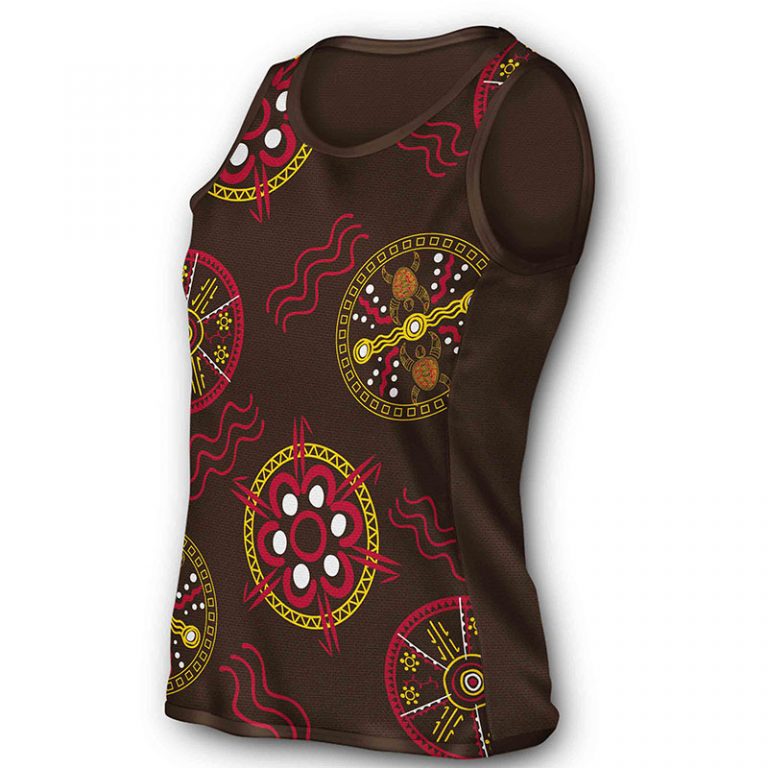 Indigenous Run Singlet - Red Oak Teamwear