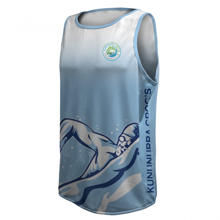 Unisex Swimming Training Singlet - Red Oak Teamwear