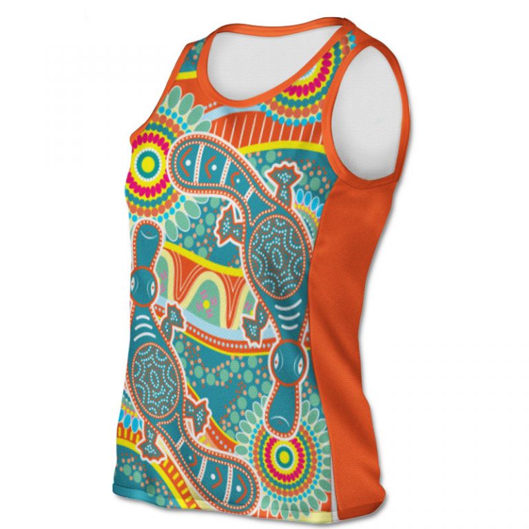 Indigenous Run Singlet - Red Oak Teamwear