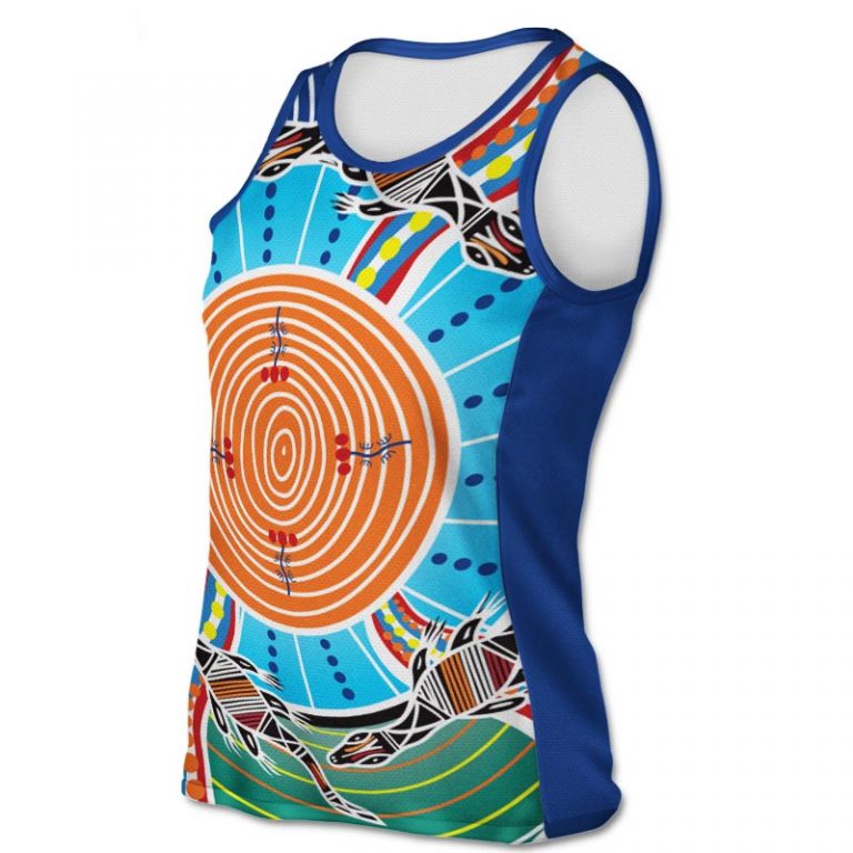 Indigenous Run Singlet - Red Oak Teamwear