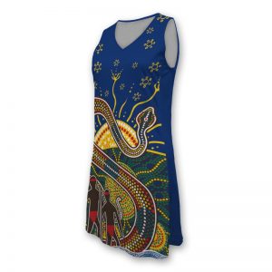 Indigenous Netball Dress - Red Oak Teamwear