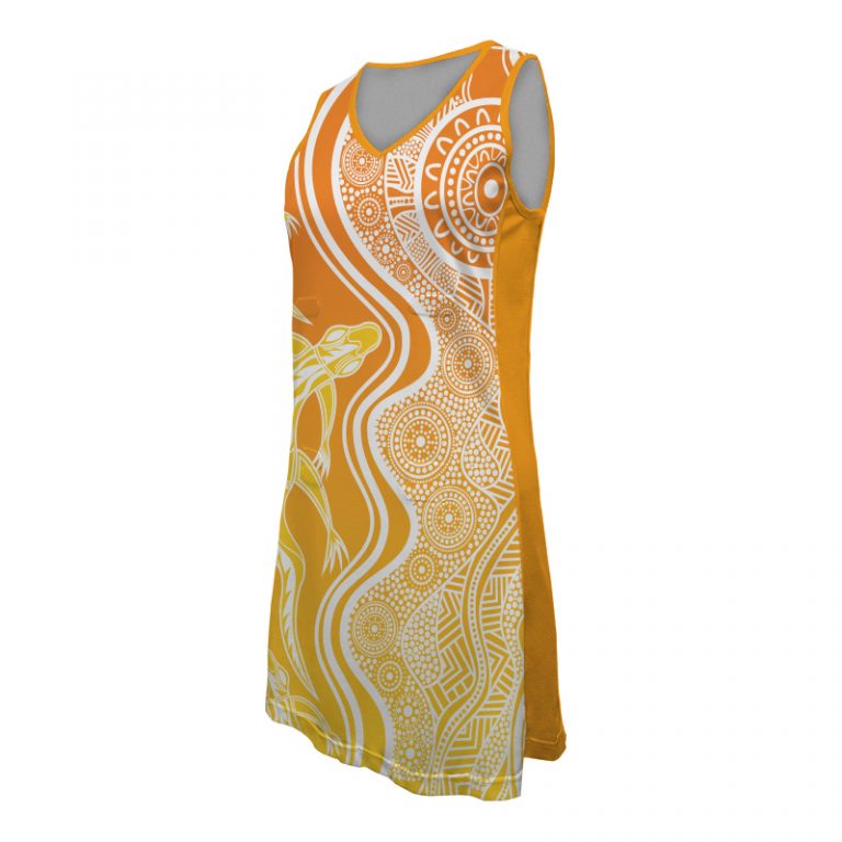Indigenous Netball Dress - Red Oak Teamwear
